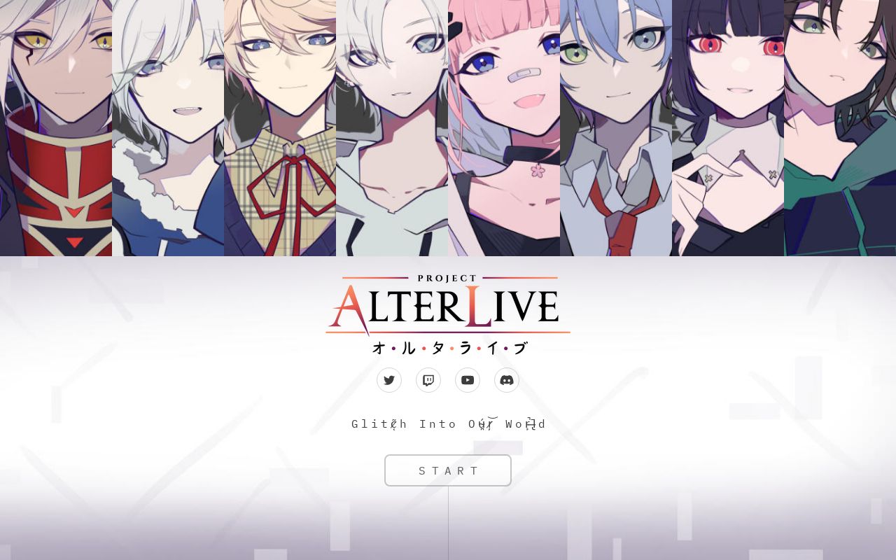 Project: AlterLive Vtuber Group